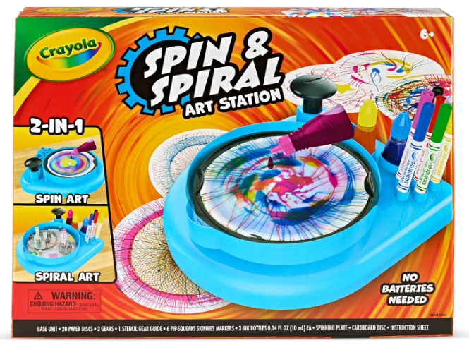 Crayola Spin N Spiral Art Station 2.0 – Shepher