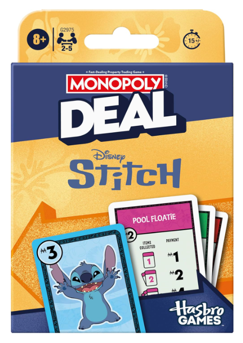 Hasbro Monopoly Deal Disney Stitch – Shepher