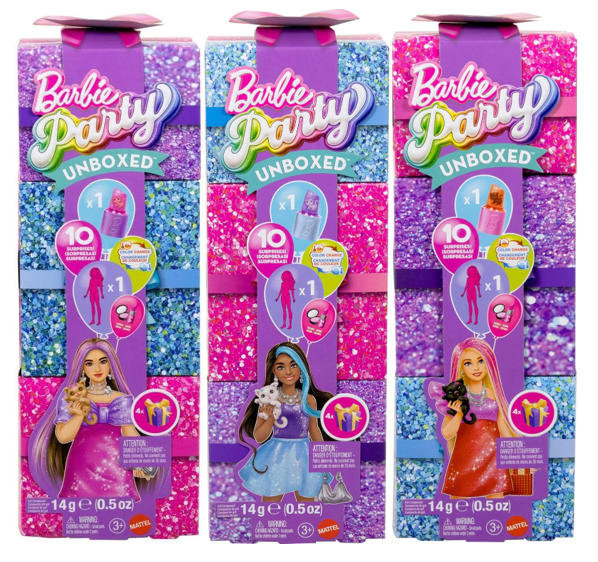 Mattel Barbie Party Unboxing-25 pcs in Tray – Shepher