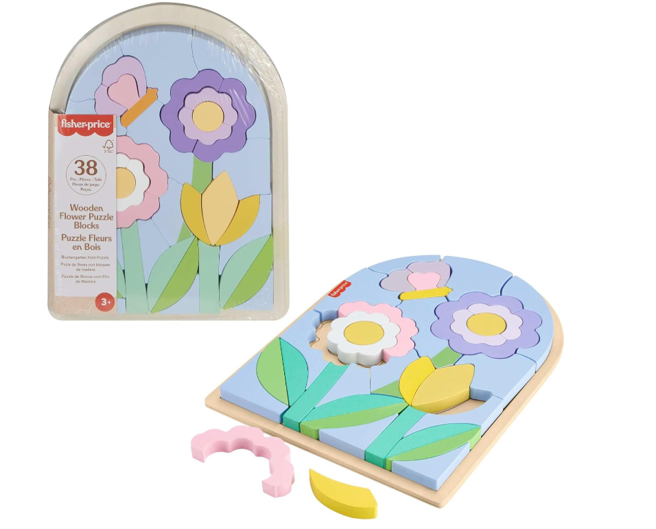 Fisher-Price Flower Puzzle Blocks - 19A – Shepher