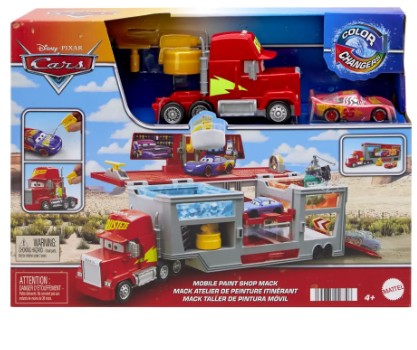 Mattel Mattel Disney Pixar Cars Transforming Truck & Toy Car Playset ...