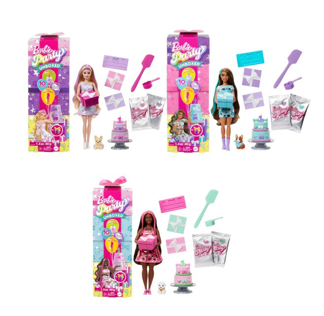 Mattel Barbie Party Unboxed Asst – Shepher