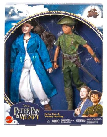 Mattel Disney Peter Pan & Wendy Darling Dolls 2-pack – Shepher