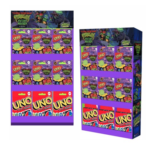 Mattel Ppk Uno Tmnt Sidekick (30 tmnt uno, 15 basic uno, total 45pcs ...